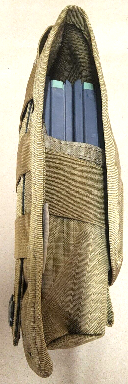 BlackHawk S.T.R.I.K.E. Staggered Double Mag Pouch Molle Black 30 Rd Mag ...