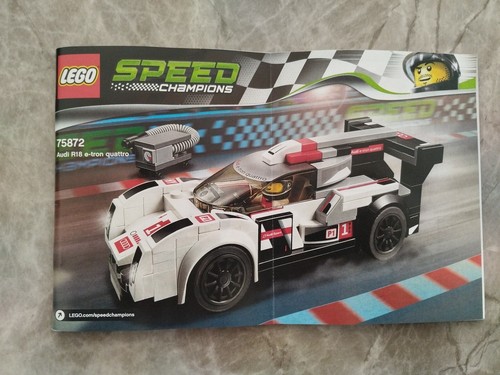 Die Lego Bauanleitung Speed Champions 75872 Audi R18 e-tron Quattro ...