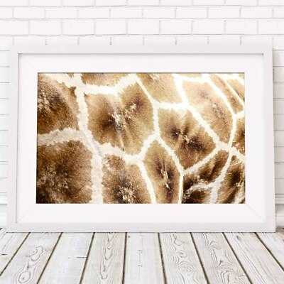 AFRICAN PATTERN - Giraffe Poster Picture Print - Sizes A5 to A0 **FREE ...