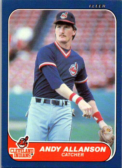 Andy Allanson 1986 Fleer Update #U-2 Baseball Card | eBay