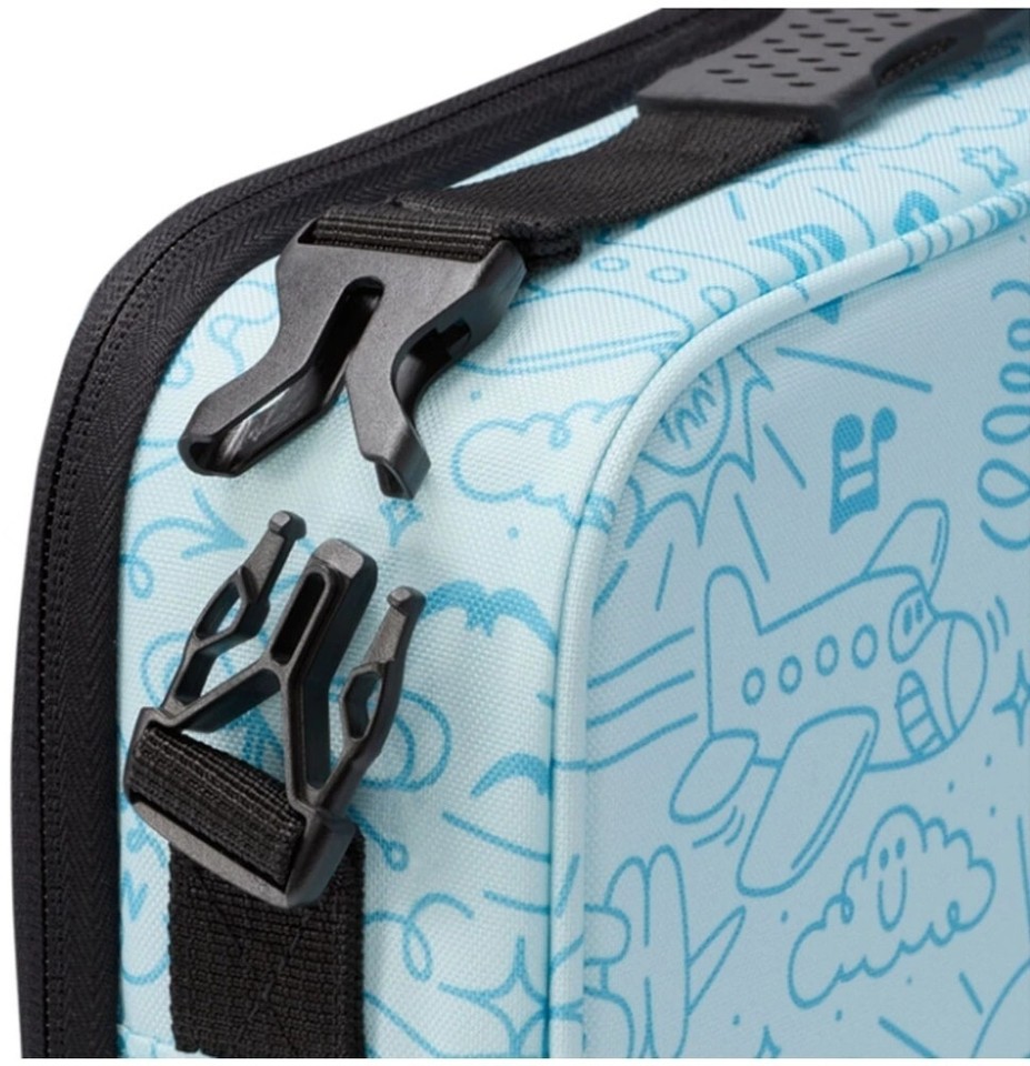 Nike Swoosh Hard Shell Lunch Box 4L Glacier Blue Insulated School Bag ...