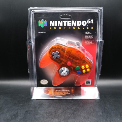 FIRE ORANGE Funtastic Controller in BLISTER Nintendo N64 - BRAND NEW ...