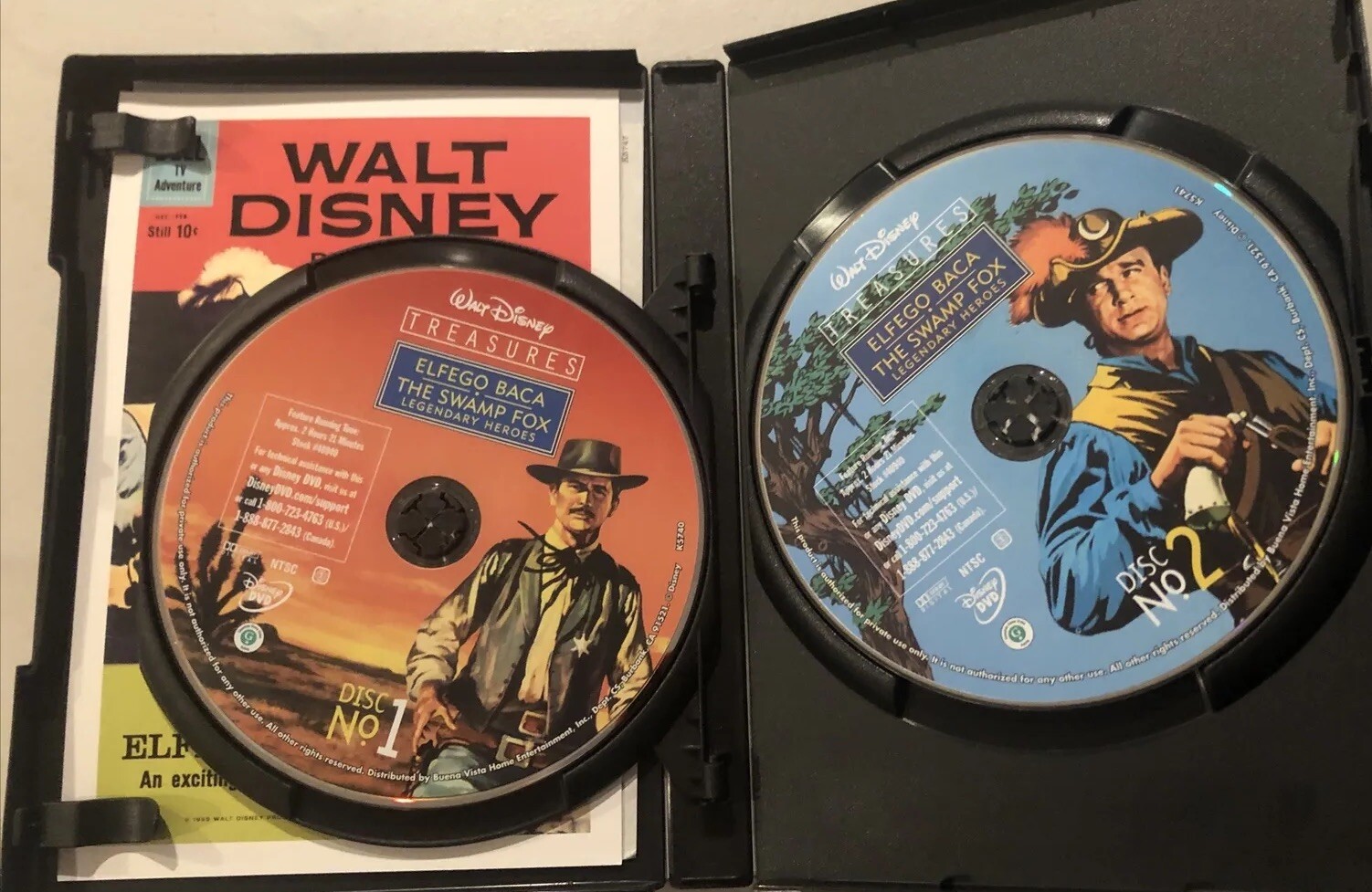 Walt Disney Treasures - Elfego Baca / The Swamp Fox: Legendary Heroes ...