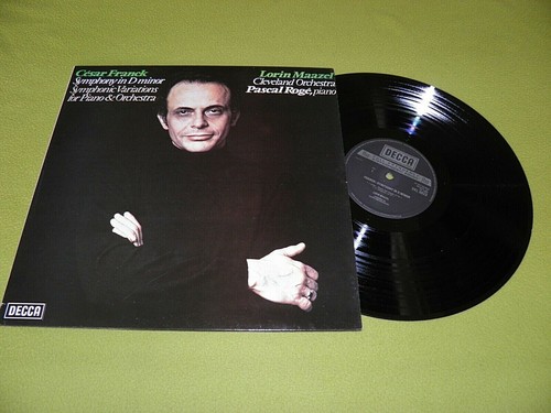 Franck Symphony In D Minor / Pascal Roge / Maazel FFSS Decca SXL 6823 ...
