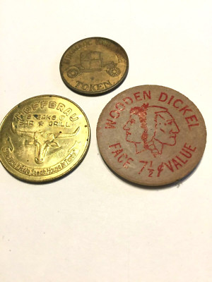 Vintage Misc. Tokens Lot of 3 pcs | eBay