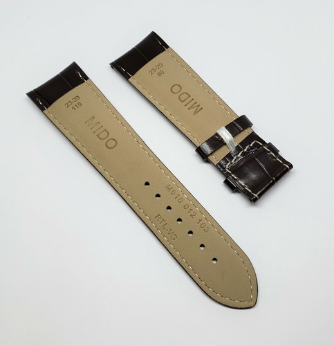 Original MIDO Multifort 23mm Model: M005614A Brown Leather Watch Band ...