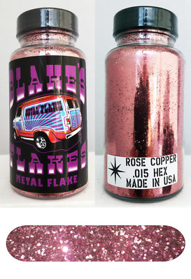 Blakes Metal Flake .015 Rose Copper Warm Pink Hot Rod custom automotive ...