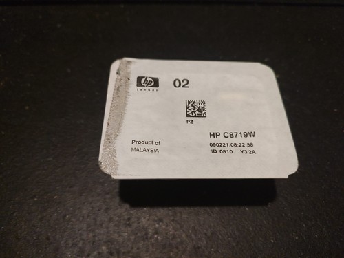 New Genuine HP Ink 02 Cartridge HP C8719W | eBay