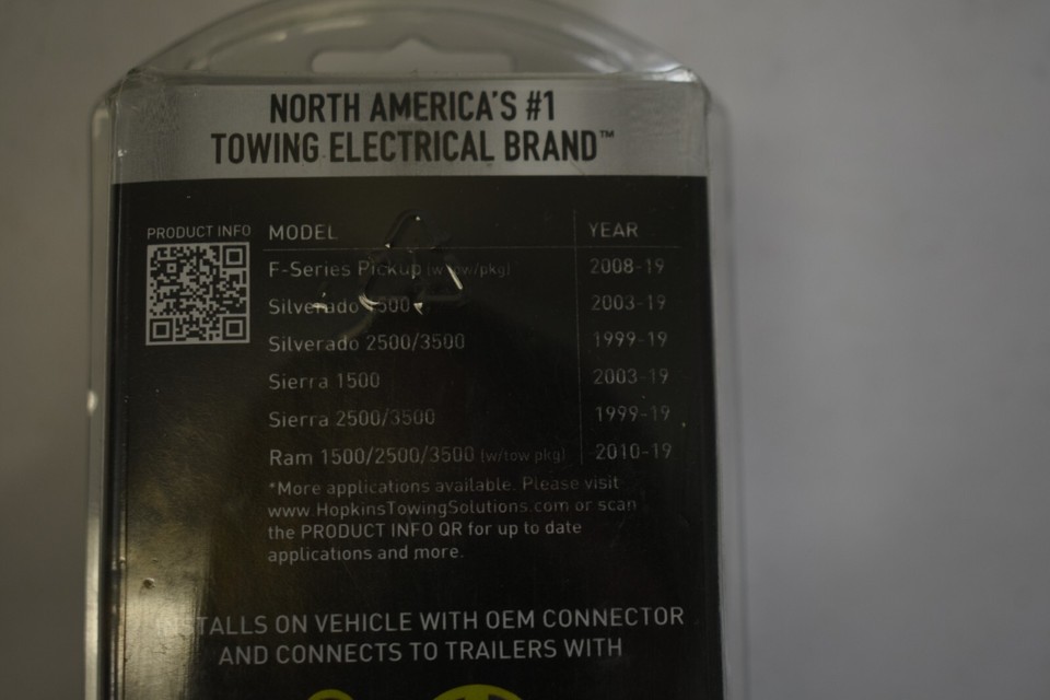 Hopkins Towing Solutions 40955 Trailer Wiring Harness 7 Blade & 4 Flat ...