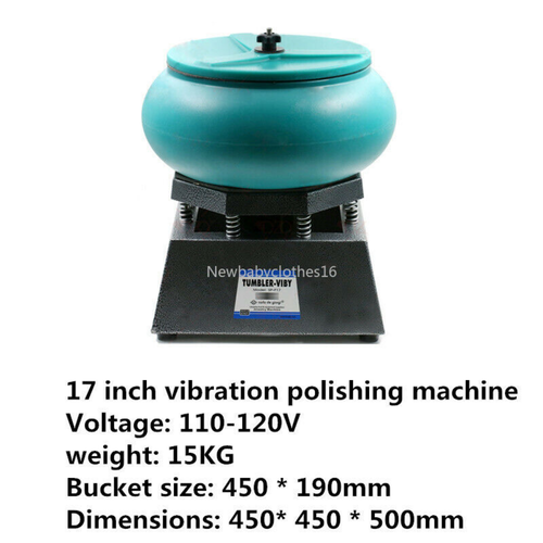 10"12"17"Vibratory Tumbler Polisher Vibrating Tumbler Polishing ...