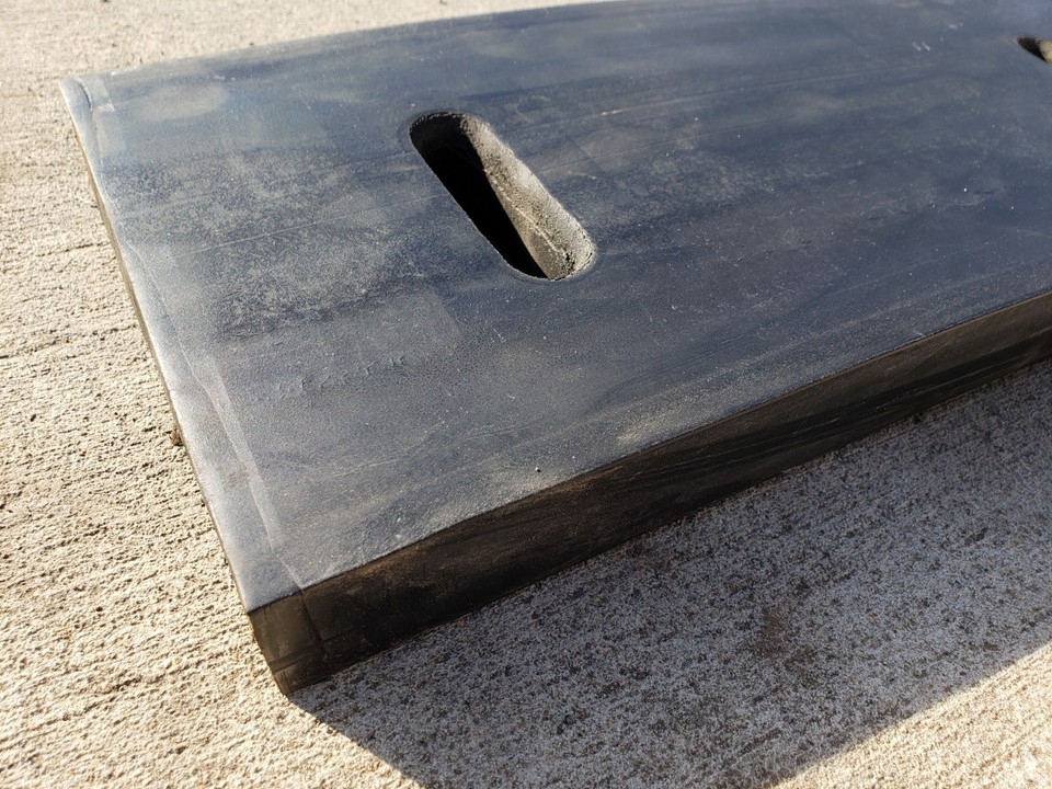 1-1/2 X 8" RUBBER EDGE FOR 12FT SNOW PUSHER, SNOW PLOW RUBBER, PROTECH ...