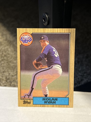 Nolan Ryan 1987 Topps #757 Houston Astros HOFer | eBay
