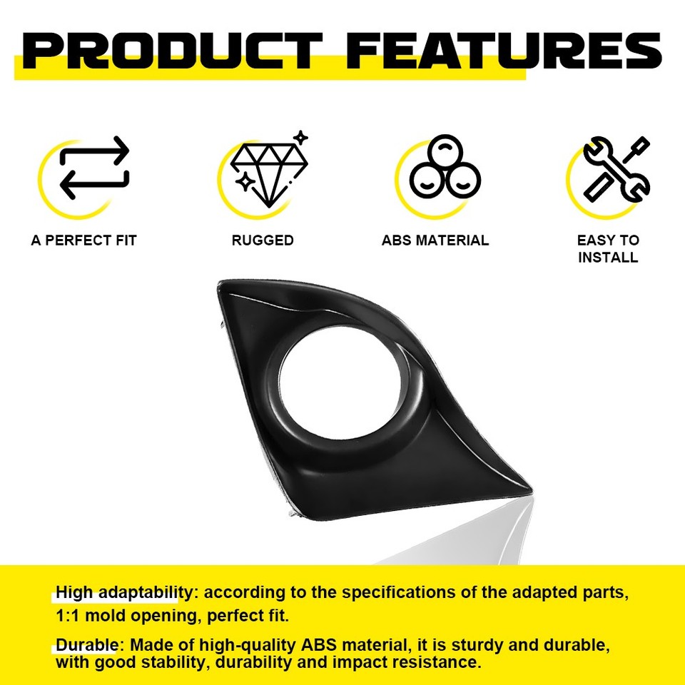 2x For Lexus IS250 IS350 2011-2013 Fog Light Lamp Bumper Cover Bezel ...