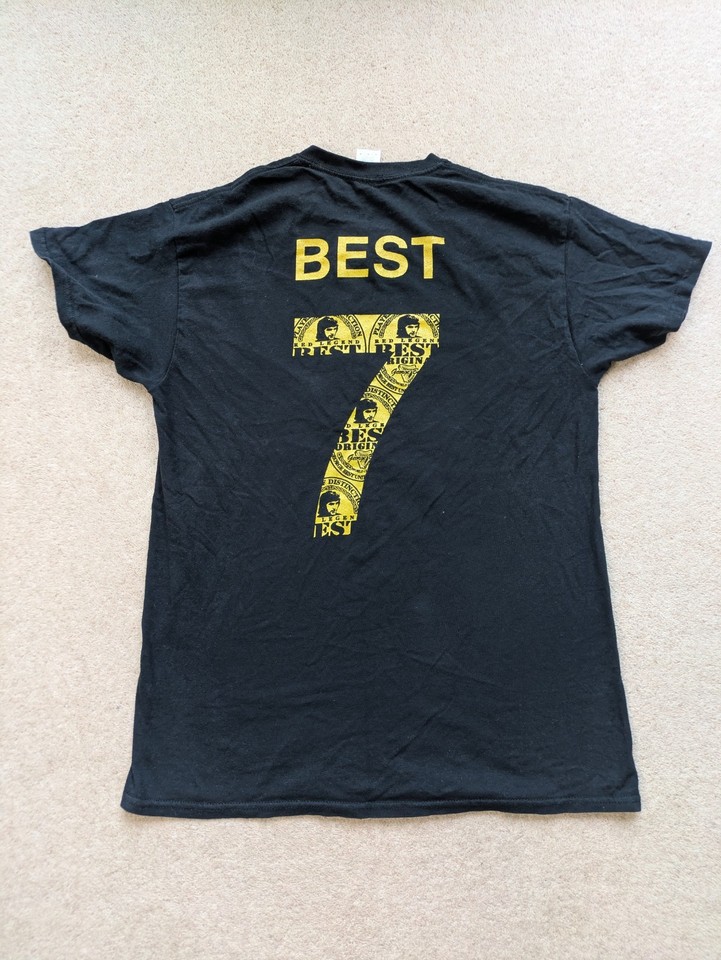 Gildan George Best 'Simply the Best' Number 7 Printed T-Shirt – Size ...