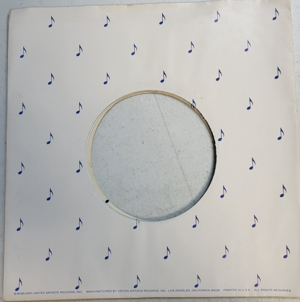 Company Sleeve 45 Blue Note - White w/ Repeating Eighth Notes (1973 ...