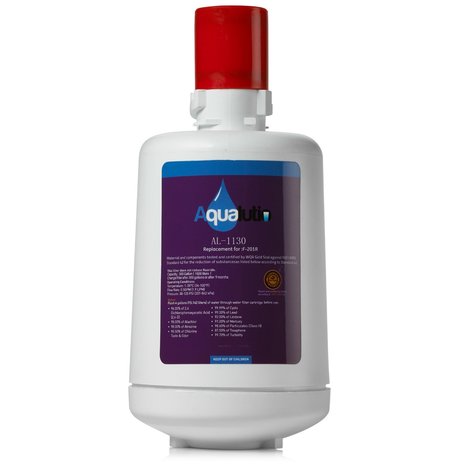 F-201R Filter Cartridge, Compatible with Insinkerator Water Filter ...