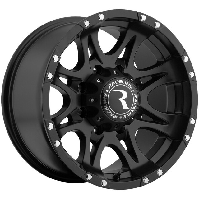 16 Inch 16x8 Raceline 981 Raptor Black Wheel Rim 8x170 0 for sale ...