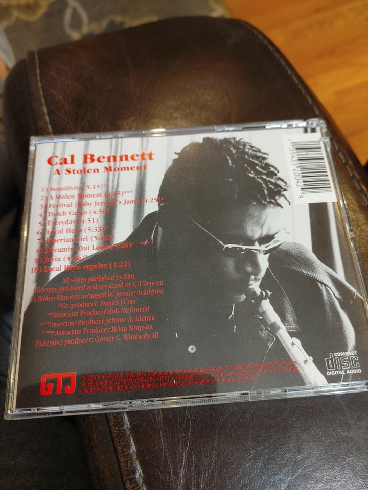 Stolen Moment by Cal Bennett (CD, Feb-1996, Groove Time) 135431200429| eBay