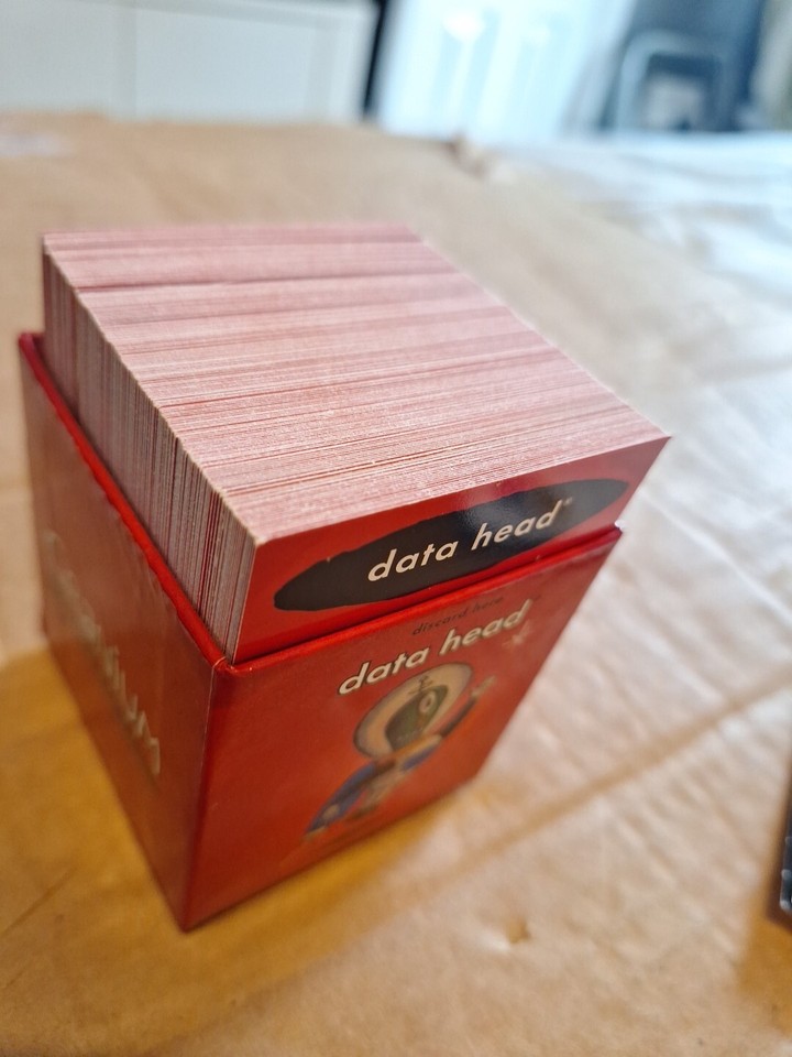 Cranium Original Board Game Replacement Part Red Cards Data Head 1998 ...
