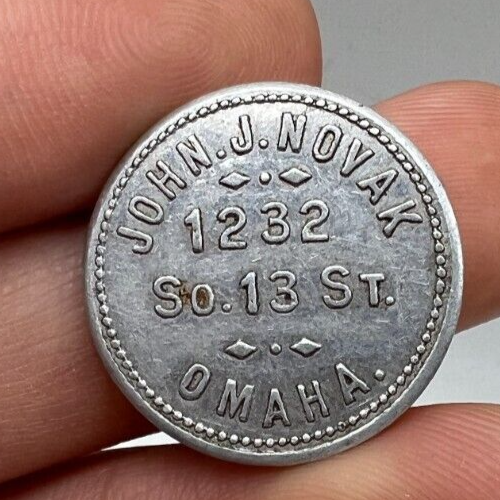 John J Novak 1232 SO. 13 St. Omaha Nebraska Good for 5 Cents in Trade ...