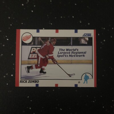 Rick Zombo 1990 Score Hockey #101 NHL Detroit Red Wings Defenseman | eBay