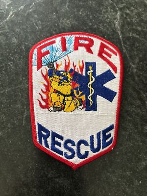 Generic Fire Emergency Medical Technician Rescue 5” PATCH EMT EMS ...