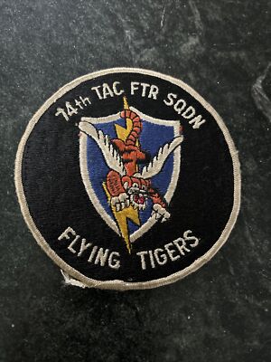 1970S 74TH TFS PATCH TACTICAL FIGHTER SQUADRON A-7D CORSAIR II A-10 ...