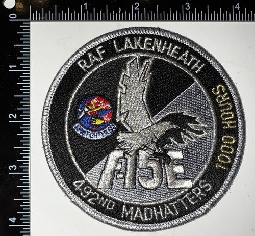 USAF 492nd Fighter Squadron Madhatters F-15E RAF Lakenheath 1000 Hours ...