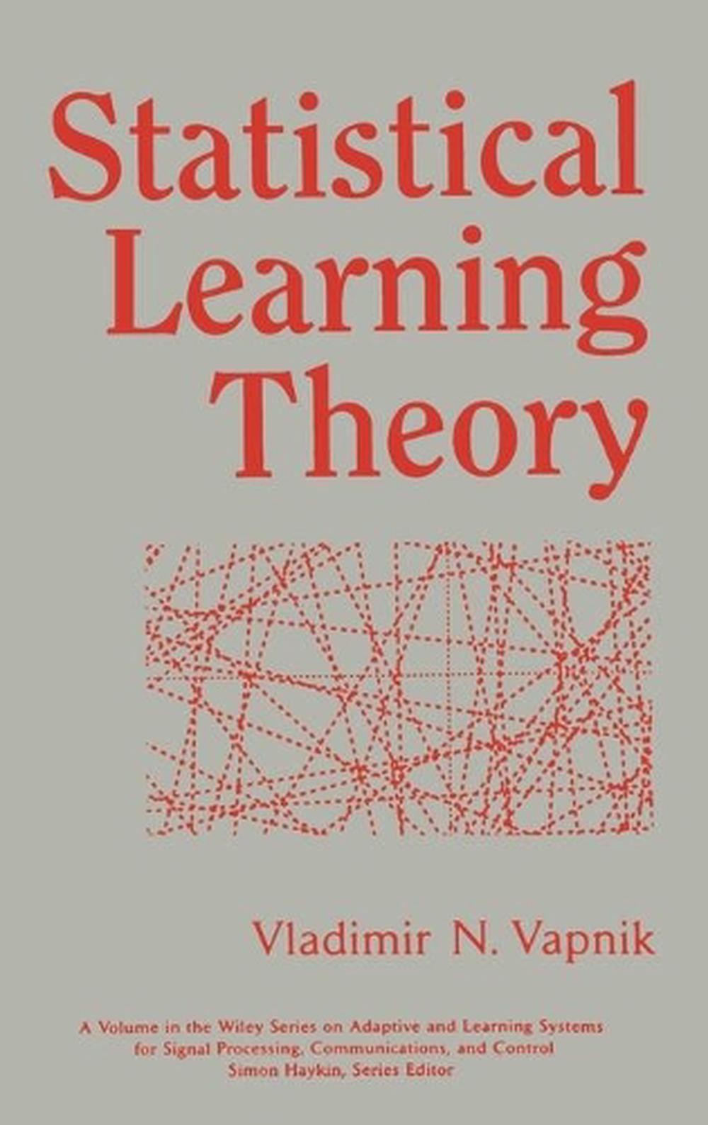 Statistical Learning Theory by Vladimir N. Vapnik (English) Hardcover ...