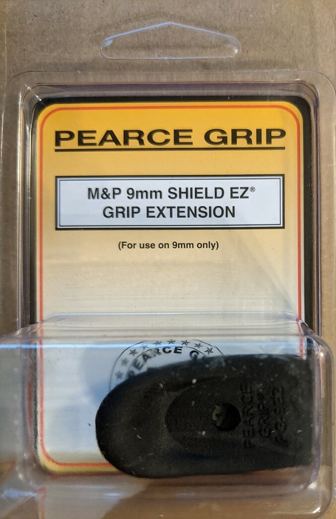 Pearce Grip S&W M&P 9mm Shield EZ Magazine Grip Extension Mag Ext PG ...