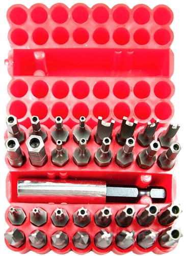 Pro-Kit BITS SET - 33PC SECURITY BITS WITH BITS HOLDER | eBay