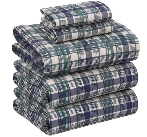 100% Cotton Sheets – Split King Size Percale Bedding, Cooling ...