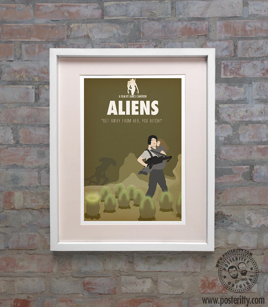 Aliens Minimalist Poster