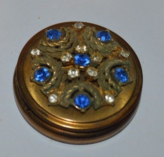 Rhinestone Pill Box 2 Pieces Bling Pill Case Pill Container Rhinestone