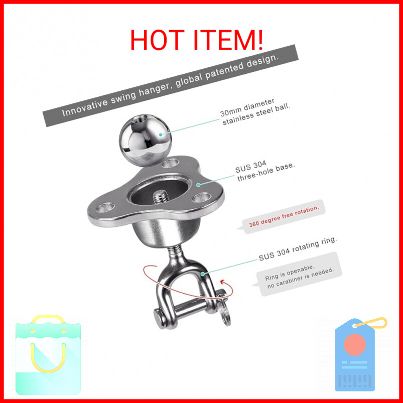 SELEWARE Heavy Bag Mount Hanger Boxing Punching Bag Ceiling Mount ...