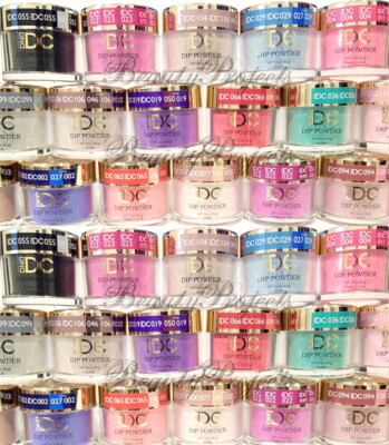 DND DC Dipping Powder PICK YOUR COLOR Acrylic Gel Dip Powder 1.6oz | eBay