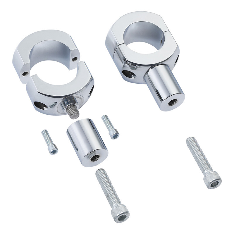 14" Rise 2'' Handlebar Risers Fit For Harley Sportster XL1200 Softail ...