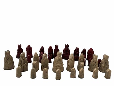 Isle of Lewis Chessmen,1:1 Handmade Replica, Set, British Museum Set | eBay