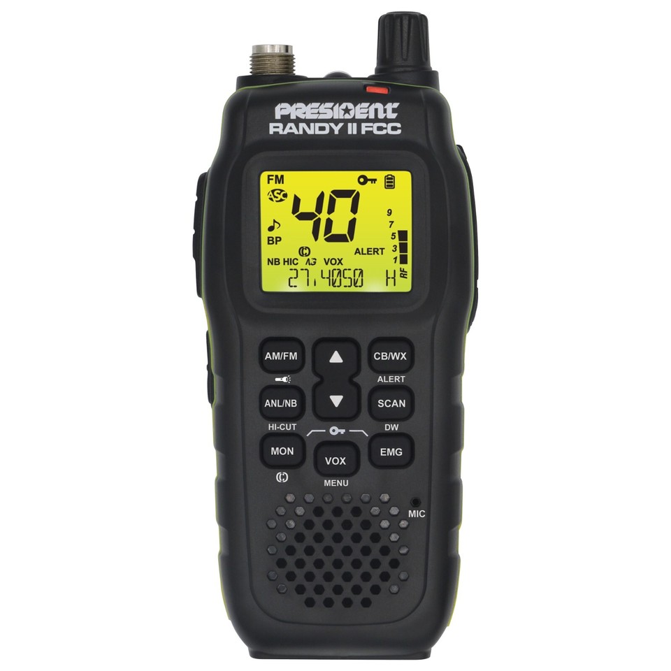 President Randy II FCC AM/FM + Compatible President ACMR407 Speaker ...