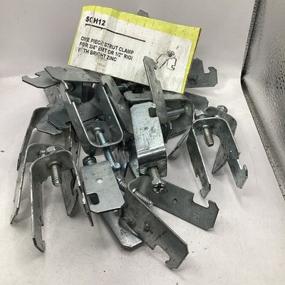 Caddy Erico SCH12 One Piece Strut Clamp for 3/4" EMT 1/2" Rigid (lot of ...