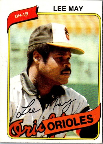 1980 Topps Lee May #490 Baltimore Orioles Baseball Card | eBay