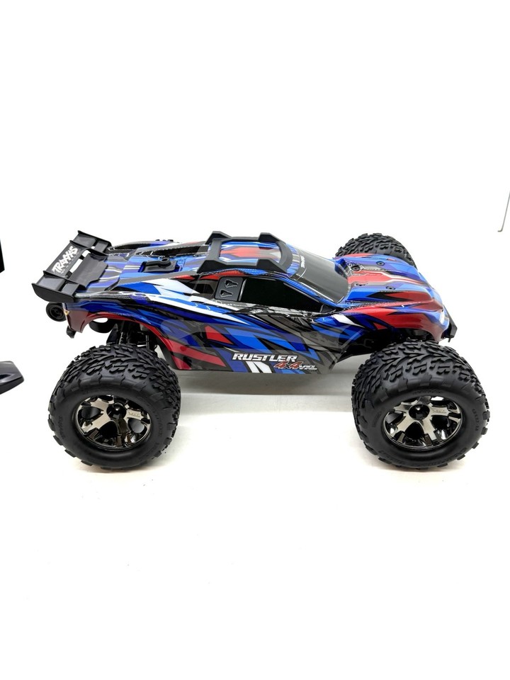Traxxas Rustler 4x4 VXL Brushless 3S Truck 1/10 Upgraded Monster Truck ...