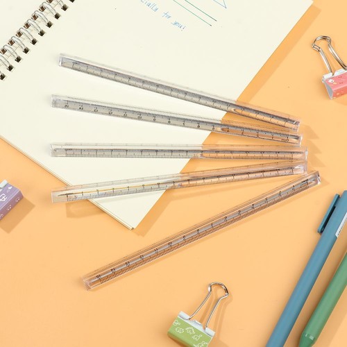Transparent Triangle Ruler Measuring Tools Plastic Ruler Triangular ...