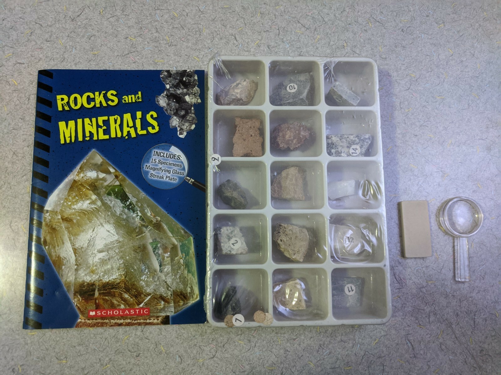 Rocks and Minerals by Scholastic (15 Specimens ) | eBay