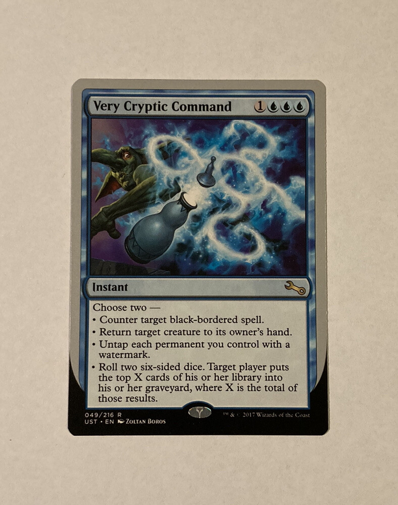 Very Cryptic Command (e) - NM - Unstable - Mtg - Magic The Gathering | eBay