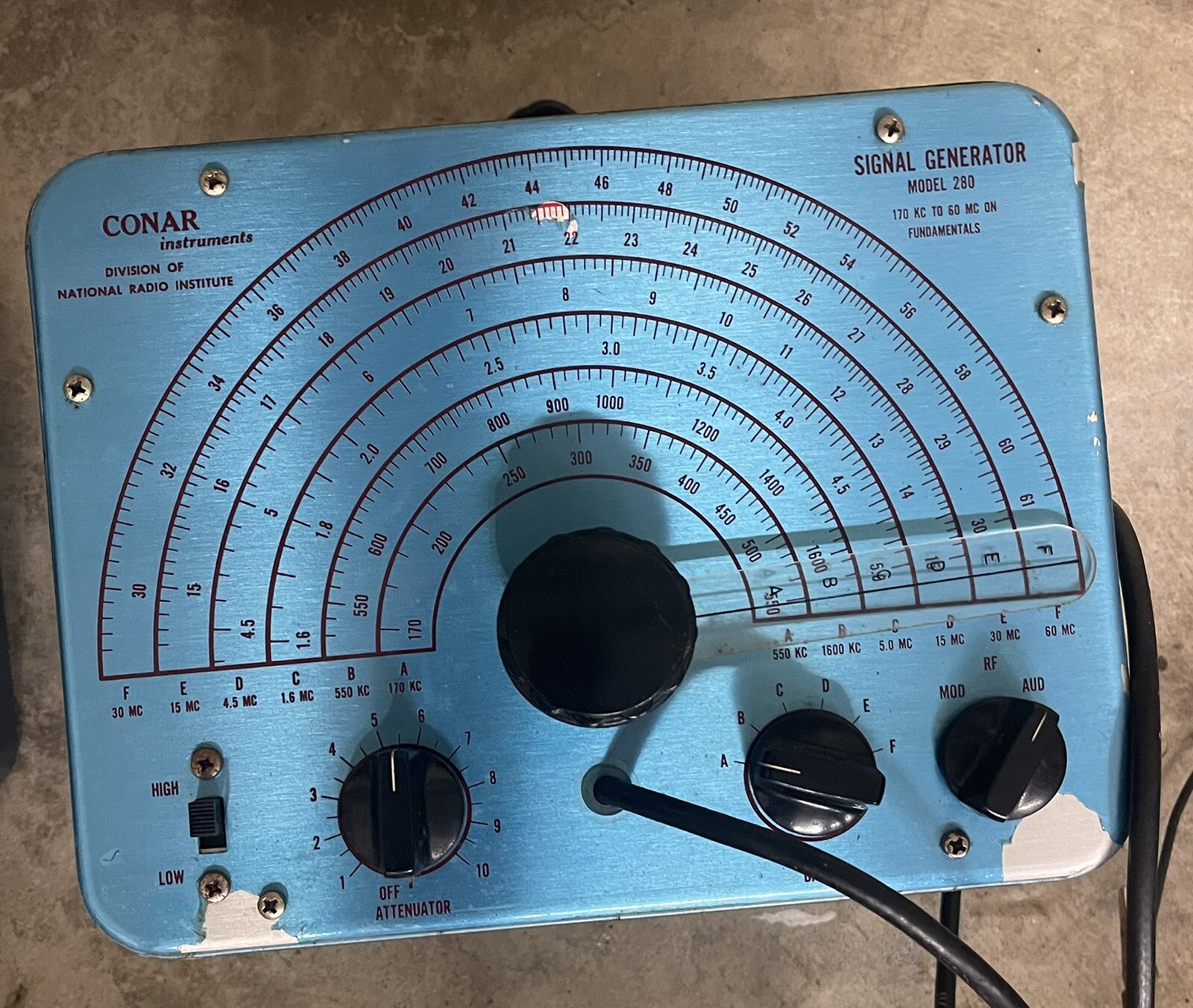 CONAR R C tester model 311 And Signal Generator Used Untested | eBay