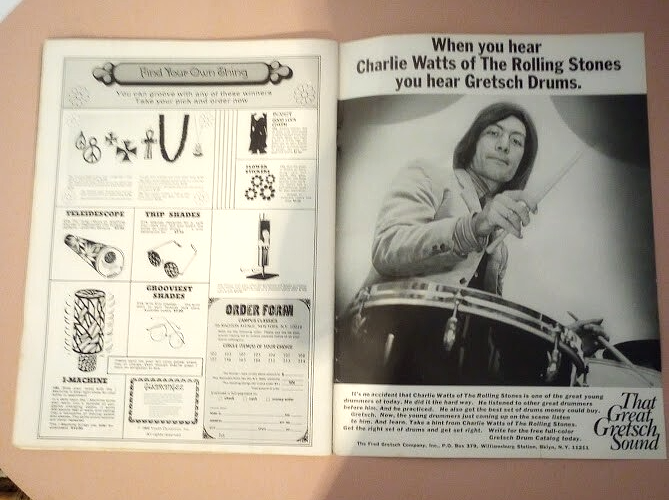 Hullabaloo Feb 1969 Vtg Music Magazine Rolling Stones The Beatles John ...