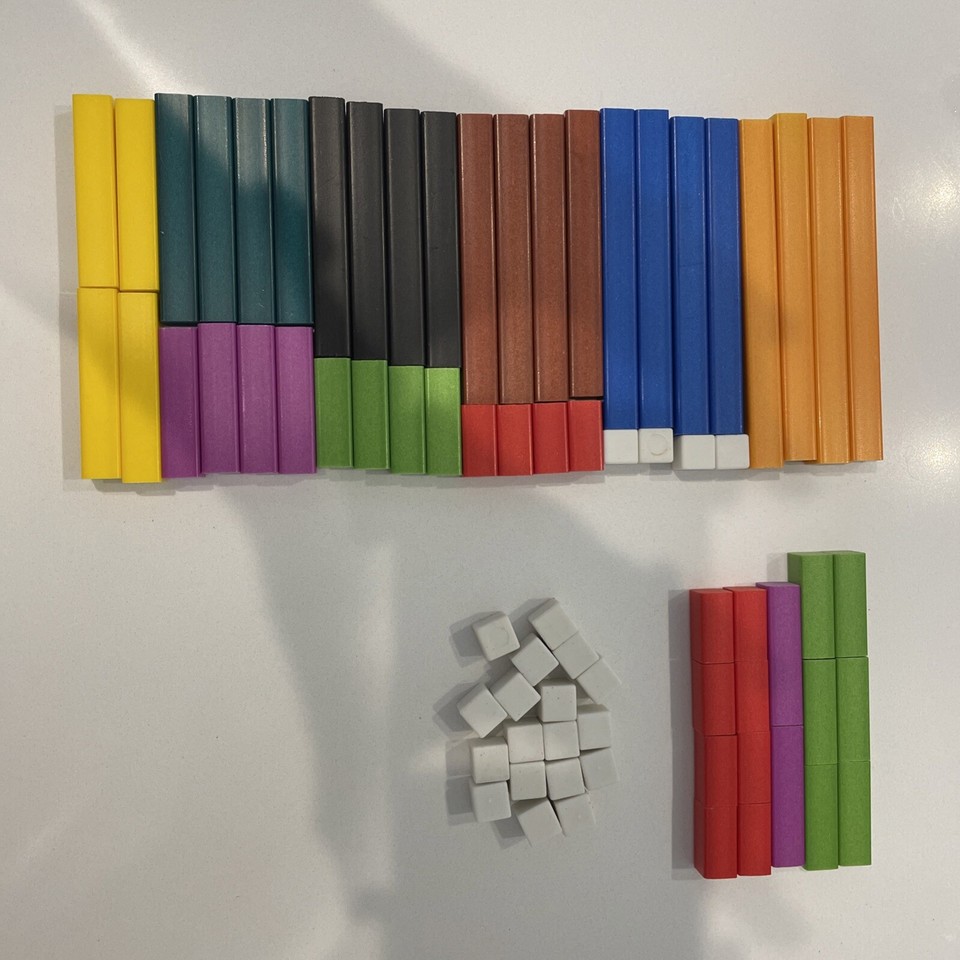 Cuisenaire Counting Rods set of 74, packaged. NEW. Great For Making ...