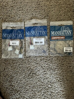Manhattan MH Internal Power Cable 31042307/CPU Adapter Cable/CDROM ...