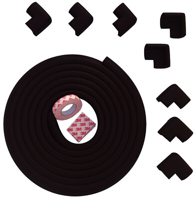 Sharp Edge Guard & Corner Bumpers for Baby Proofing -Soft Foam Easy to ...